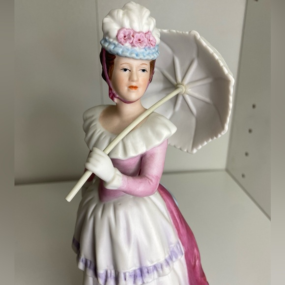 Homco | Art | Homco 431 Victorian Lady With Parasol 198s Vintage ...